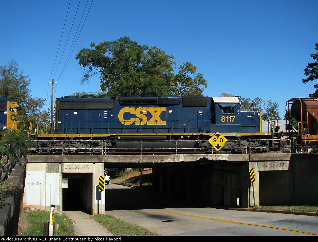 CSX 8117 we meet again.